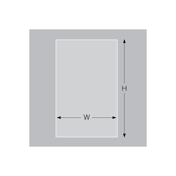 OPPフィルムの透明袋です。透明性にすぐれたOPPフィルムを使用しています。商品の汚れや破損を防ぎます。印刷物の包装、陳列用パッケージ、商品在庫の保管、アクセサリーのラッピングなど幅広くご使用いただけます。1冊100枚入です。 。100×60mm