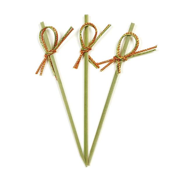 おせちや会席などのお祝い料理を彩る祝串やおだんごなどを飾る珍味串におすすめ。お料理をいただく愉しみに彩を添えて。 。長さ70mm