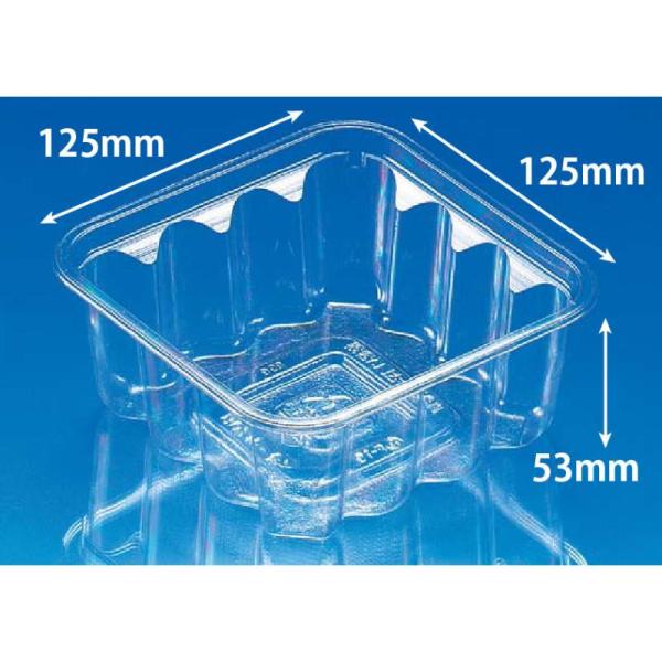 汎用しやすい透明カップ。本体のみ、蓋は別売りです。 。125×125×53mm