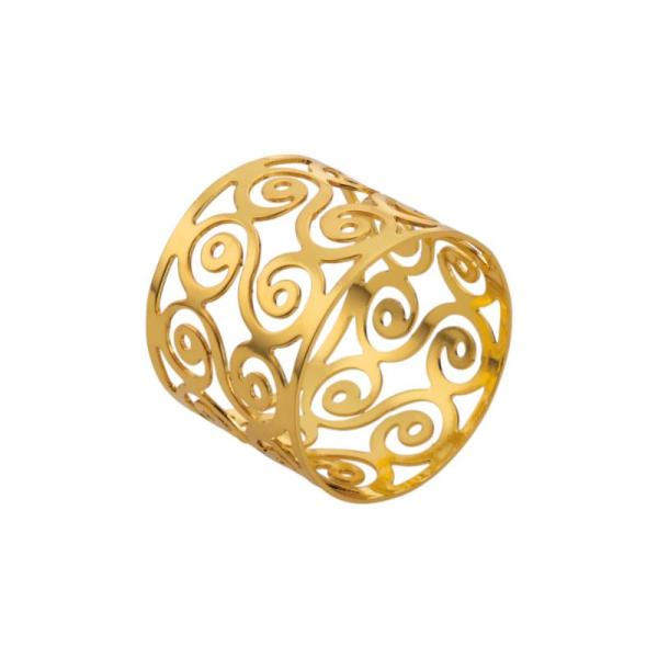 ナプキンリングがあることで、食卓のイメージに華やかさが増します。 。φ45×31mm