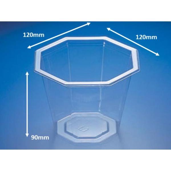 汎用しやすい透明カップ。※本体のみ、蓋は別売りです。 。120×120×90mm
