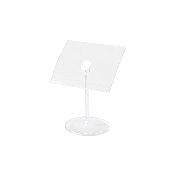 ありそうでなかった便利なポップスタンドが誕生しました。タテヨコOKでマルチに使えます。角度調節も自在で、シンプルで使いやすいポップスタンドです。 。[ベースサイズ]φ85、[カードケースジョイント部までの高さ]125mm