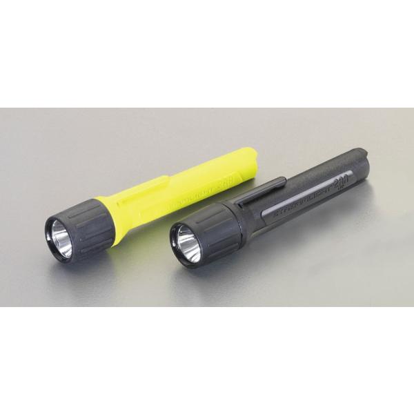 ●ボディカラー…イエローとブラックからお選びください。●使用電池…単3電池×2本（付属）●光源…LED球●明るさ…25ルーメン●電池寿命…約20時間●散光●サイズ…φ33×160mm●重量…100g(電池含)●材質…ポリマー樹脂●防塵、防水...