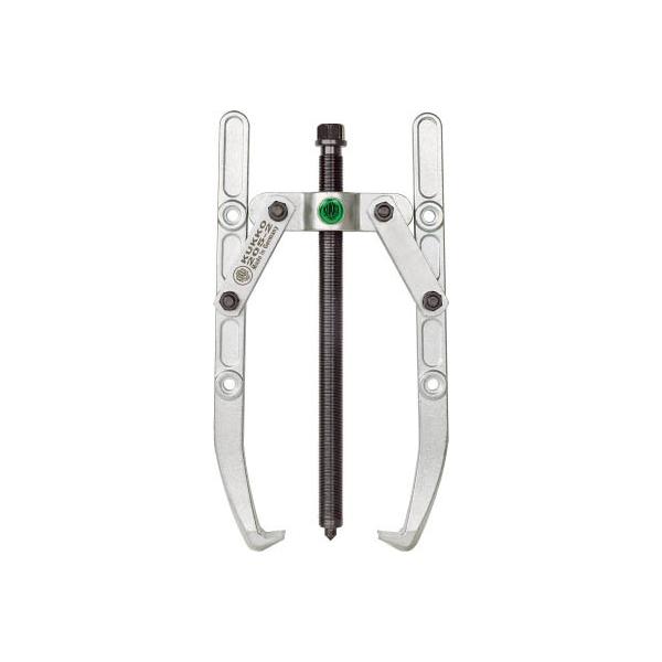 ●能力(外抜き)(mm)：60-150●アーム長(深さ)(mm)：150●重量(kg)：1.0●センターボルト六角対辺(mm)：17●ドイツ鋼特有の粘りのある爪です。●ギア、プーリー等の引き抜き用として強力なプーラーです。●操作中にアームが...