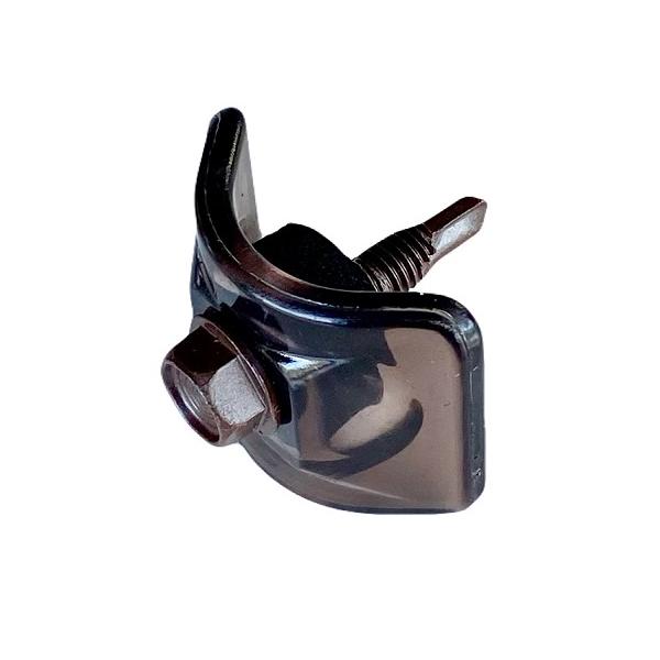 鉄下地用のナミイタビス（シルバー塗装）ポリカ、ブロンズ1本〇こちらの商品はメール便発送いたします。【代引き不可】【配達日時指定不可】となります。〇【50本まで】1個口発送いたしますサイズ　M5×25mm材　質　鉄波傘    ポリカ波  板　...