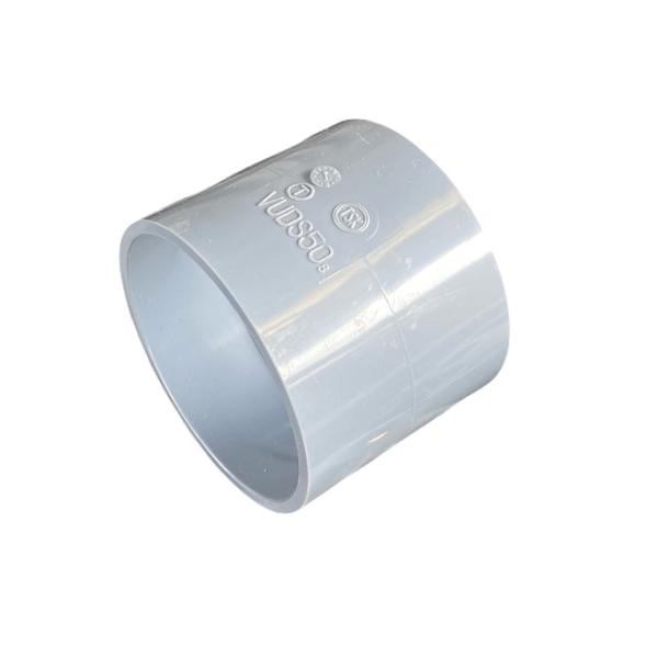 排水パイプの新設に、補修に！VUDS50パイプをVU-S(ソケット）でつなげてお使い下さい。（又割れたパイプ部分を切ってソケットでつなぎ、現存のパイプを長く伸ばす事も出来ます。）必要に応じVU-S(ソケット）・VU-L（エルボ）・VU-T(...