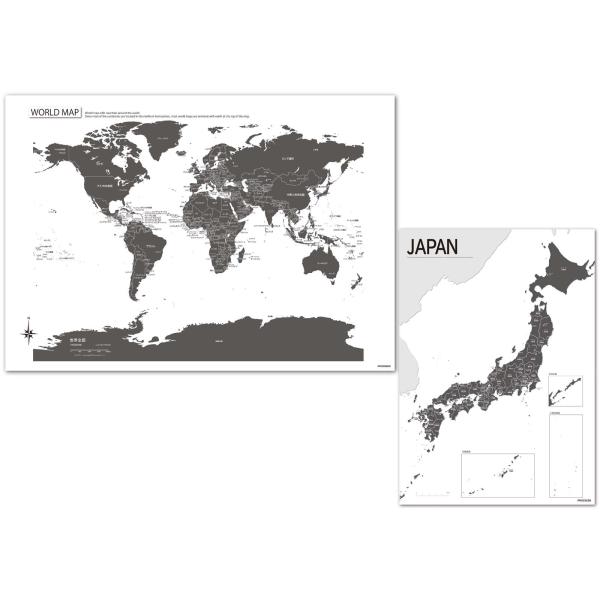 【ブランド】　PROCEEDX【 仕様 】　材質：紙（上質紙135kg　厚紙）上質な厚紙です　日本製　【サイズ】　世界地図　A1サイズ (594×841mm )　　　日本地図　A2サイズ (420×594mm )　・ダンボール折り目なし送付...