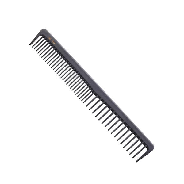 テーツコーム（荒歯）サイズ178mm × 27mm髪にやさしい帯電防止コームカーボンが含まれたプラスチックを素材としたコームで、静電気が発生しにくいシャキっとしたハードな質感材質：カーボン配合特殊樹脂耐熱温度180℃（アイロン× / ドライ...
