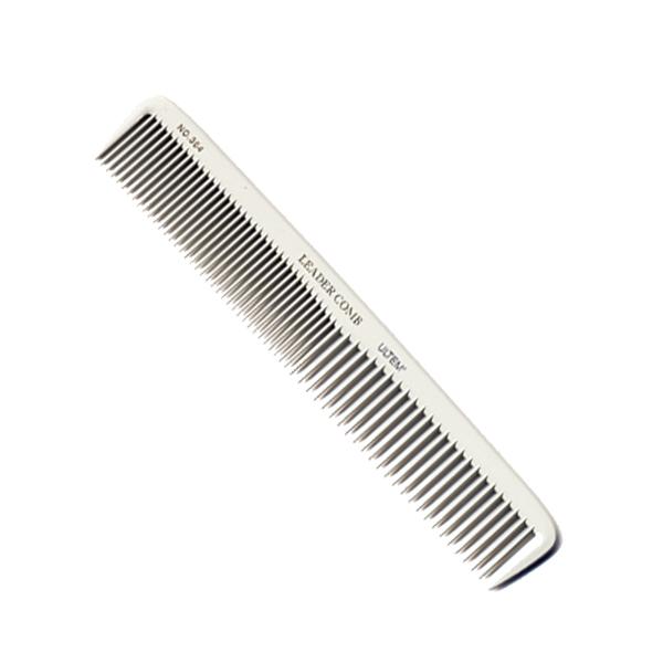 テーツコーム深歯中荒サイズ188mm × 32mmリーダーの定番コーム耐熱性・耐薬品性にとても優れたプラスチック「ウルテム」素材整髪料やパーマ液などの薬品に対しても強く、適度なしなり手首が疲れにくく作業性が良い材質：ウルテム（ポリエーテルイ...