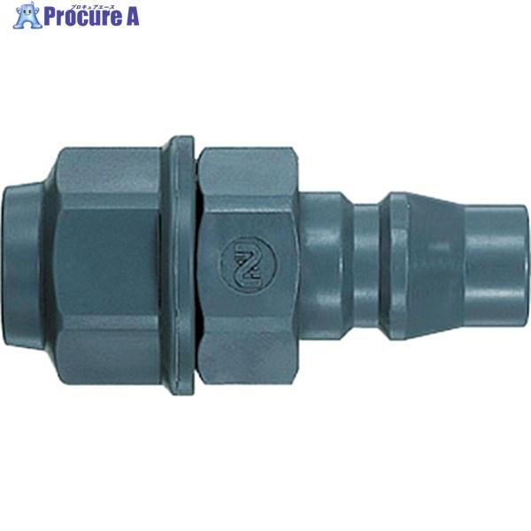 ●最高使用圧力(MPa)：1.0●耐圧力(MPa)：1.5●相手側ホースサイズ(mm)：8.5×12.5●使用流体：空気、水●六角対辺(mm)ナット：22●六角対辺(mm)本体：19●使用温度(℃)：-20℃〜＋60℃●使用圧力：1.0