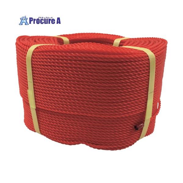 ●色：赤●線径(mm)：3●長さ(m)：200●包装形態：コイル巻●ロープの打ち方：3つ打