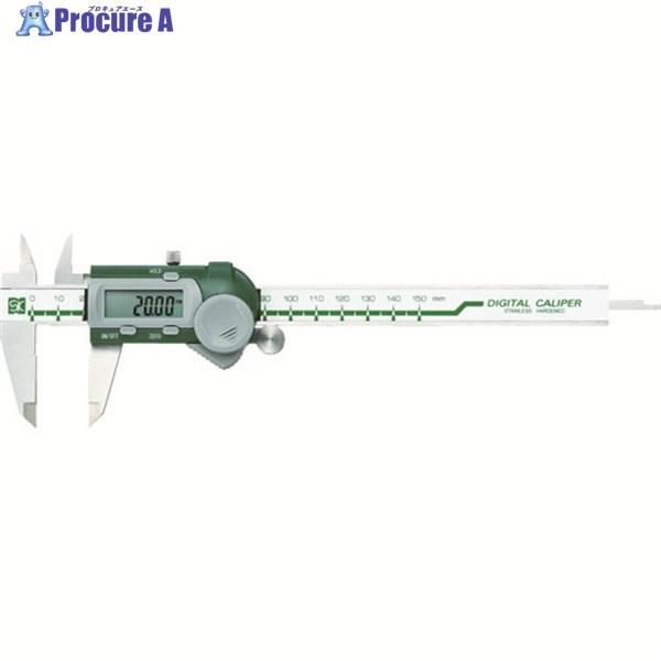 ●測定範囲(mm)：0〜150●最小表示(mm)：0.01●最大許容誤差(mm)：±0.03●外側用ジョウ(mm)：40●内側用ジョウ(mm)：16.5●デプスバー：有●全長(mm)：236●電源：コイン型リチウム電池(CR2032)×1個...