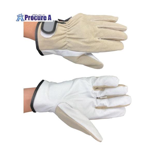 ●色：ホワイト/ベージュ●サイズ：LL●全長(cm)：24.0●手のひら周り(cm)：30.5●中指長さ(cm)：10.5●厚さ(mm)：5●袖口タイプ：マジック