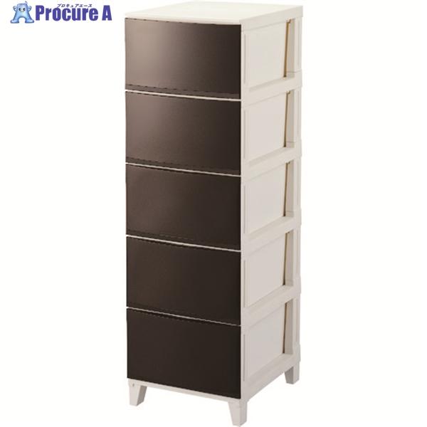 ●引出し数：5●色：ブラウン●間口(mm)：340●奥行(mm)：420●高さ(mm)：1070●引出し内寸(mm)間口：260●引出し内寸(mm)奥行：362●引出し内寸(mm)高さ：165●引出し色：ブラウン●容量(L)：1段あたり：1...