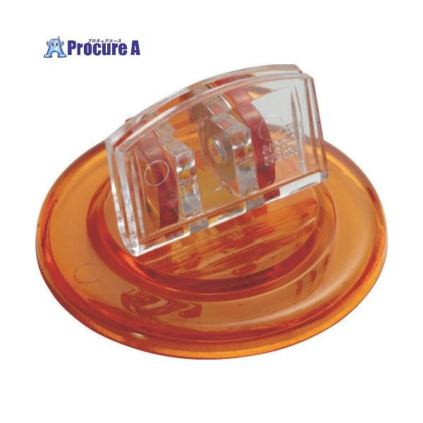 ●色：クリアオレンジ●幅(mm)：φ40●奥行(mm)：40●高さ(mm)：22●縦(mm)：40●横(mm)：22●挟口寸法(mm)：25●タイプ：PS樹脂