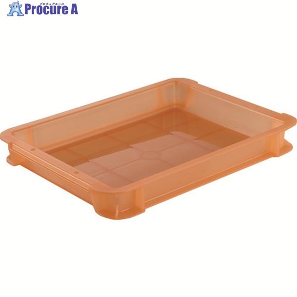 ●容量(L)：3●色：透明オレンジ●外形寸法(mm)間口：361●外形寸法(mm)奥行：272●外形寸法(mm)高さ：47●有効内寸(mm)間口：308●有効内寸(mm)奥行：233●有効内寸(mm)高さ：37●適合フタ：TSK-910F-B