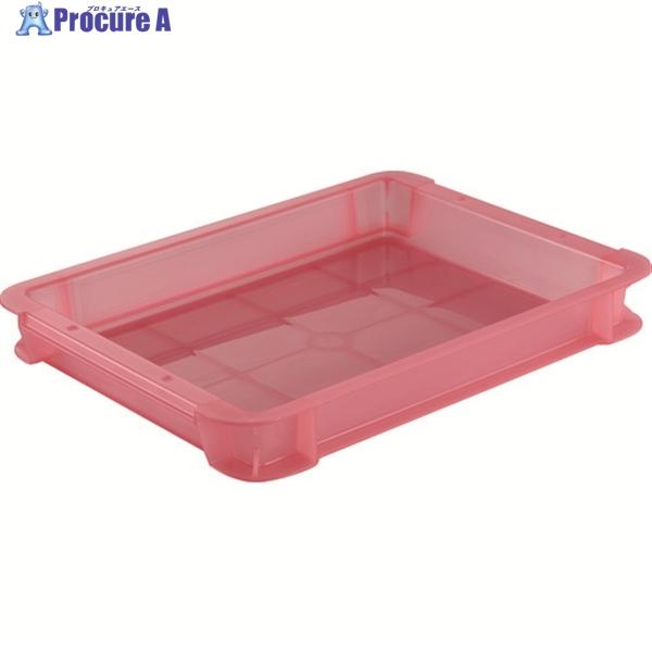 ●容量(L)：3●色：透明レッド●外形寸法(mm)間口：361●外形寸法(mm)奥行：272●外形寸法(mm)高さ：47●有効内寸(mm)間口：308●有効内寸(mm)奥行：233●有効内寸(mm)高さ：37●適合フタ：TSK-910F-B