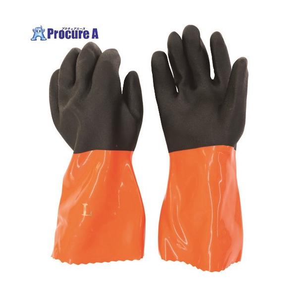 ●色：ブラック/オレンジ●サイズ：LL●全長(cm)：30.0●手のひら周り(cm)：24.5●中指長さ(cm)：8.0●厚さ(mm)：10