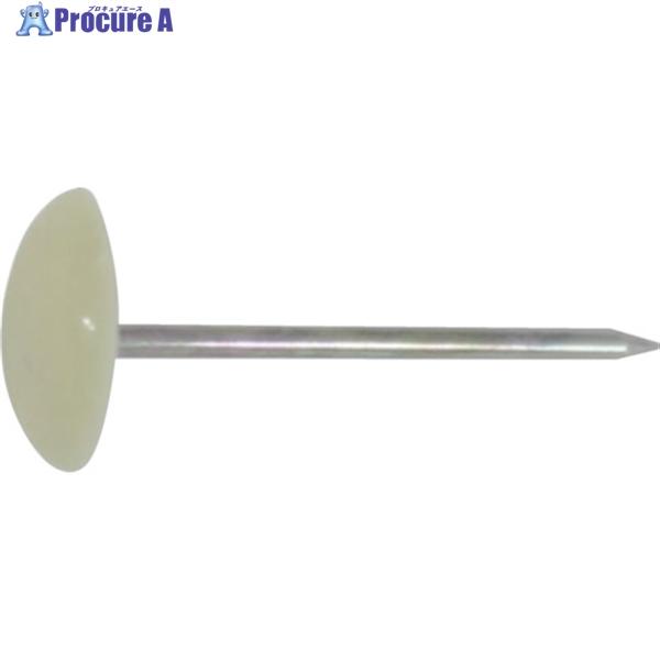 ●寸法(mm)d：1.5●全長(mm)：30●頭部径(mm)：12.6●色：アイボリー●パック入数(本)：16