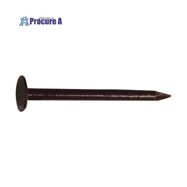 ●寸法(mm)d：1.8●全長(mm)：25●頭部径(mm)：5●表面処理：着色●番手(#)：15●胴部形状：スムース●色：レンガ●パック入数(本)：80