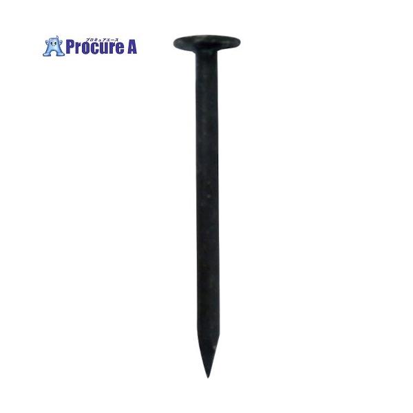 ●寸法(mm)d：1.8●全長(mm)：25●頭部径(mm)：5●表面処理：着色●番手(#)：15●胴部形状：スムース●色：黒●パック入数(本)：80