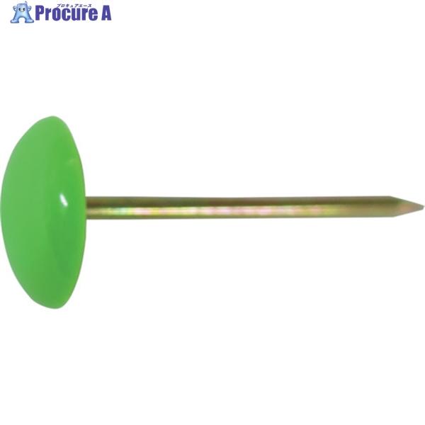 ●寸法(mm)d：1.5●全長(mm)：30●頭部径(mm)：12.6●色：グリーン●パック入数(本)：16