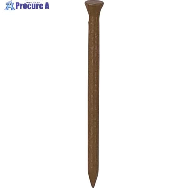 ●寸法(mm)d：1.5●全長(mm)：25●頭部径(mm)：2.4●表面処理：着色●番手(#)：17●胴部形状：スムース●色：ブラウン●パック入数(本)：100