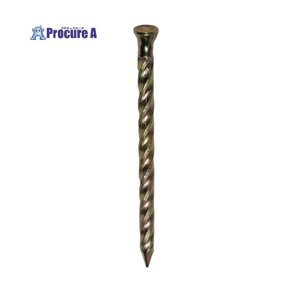 ●寸法(mm)d：2.4●全長(mm)：45●頭部径(mm)：4●表面処理：クロメートメッキ●番手(#)：13●胴部形状：スクリュー●色：ゴールド●適合木釘：フロアー材●パック入数(本)：18