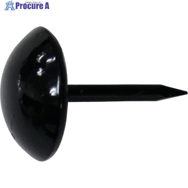 ●寸法(mm)d：1.6●全長(mm)：19●頭部径(mm)：13●色：黒●パック入数(本)：10