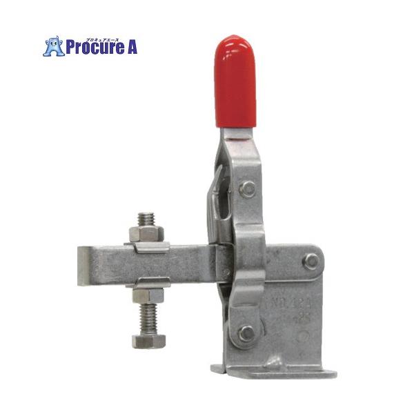 ●全長(mm)：143●締圧力(kN)：1.5●付属ボルト径：M8×50(六角SUSボルト)●クランプアーム移動角度(°)：94●ハンドル操作角度(°)：54●製品刻印：No.42A-2S●取付ピッチ(mm)：24