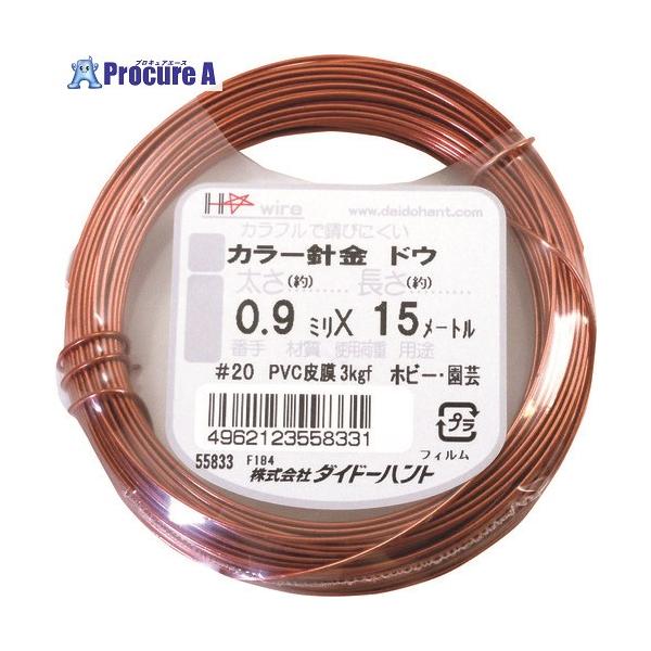 【送料都度見積】●番手(#)：20●線径(mm)：0.9●線芯(mm)：0.7●長さ(m)：15●被覆色：銅色