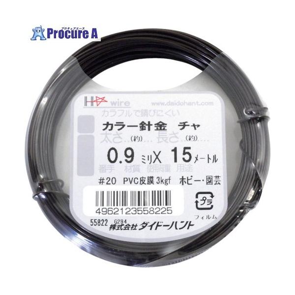 【送料都度見積】●番手(#)：20●線径(mm)：0.9●線芯(mm)：0.7●長さ(m)：15●被覆色：茶