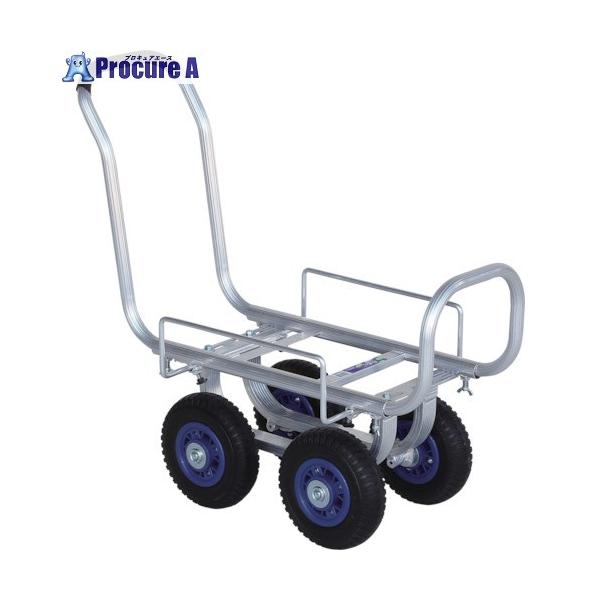 【代引決済不可】【送料都度見積】  ●均等荷重(kg)：100●長さ(mm)：850〜1230●幅(mm)：360〜580●高さ(mm)：810●タイヤタイプ：250−4Nノーパンクタイヤ