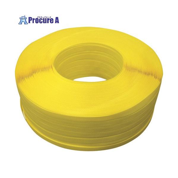 【代引決済不可】【送料都度見積】  ●色：黄●幅(mm)：15.5●長さ(m)：1000●厚さ(mm)：0.5●引張強度(kg)：100●破断伸度(%)：20
