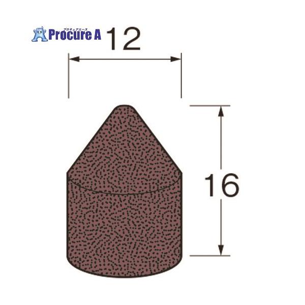 【送料都度見積】●粒度(#)：60●幅(mm)：16●最高使用回転数(rpm)：20000●外径(mm)：12