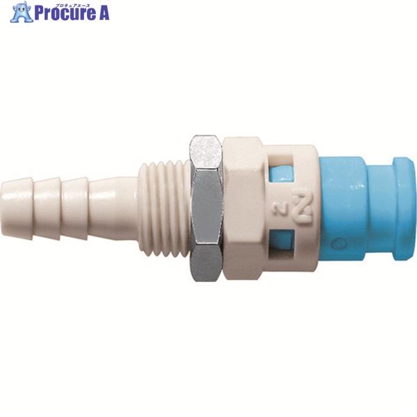 ●最高使用圧力(MPa)：1●耐圧力(MPa)：1.5●相手側取付サイズ：内径φ4チューブ●使用温度範囲(℃)：-20〜+60●使用流体：空気・水●取付サイズ：内径φ4チューブ●適合カプラ：キューブカプラ●シール材質：ニトリルゴム(NBR)...
