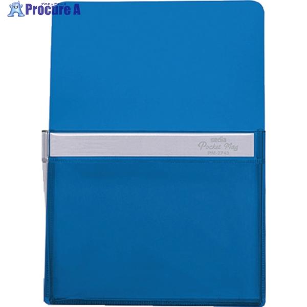 ●色：ブルー●規格：A6●幅(mm)：120●奥行(mm)：25●高さ(mm)：165●耐荷重(kg)：0.3●ポケット内寸サイズ(mm)縦×横：88×110