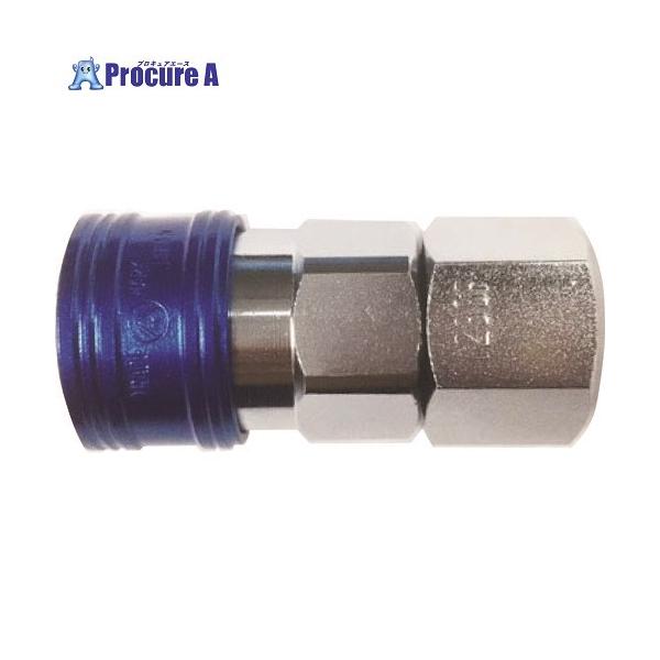 ●最高使用圧力(MPa)：1.5●耐圧力(MPa)：2.0●相手側取付サイズ：R1●使用流体：空気●取付サイズ：Rc1●適合カプラ：40型●カバー色：青●色：ブルー