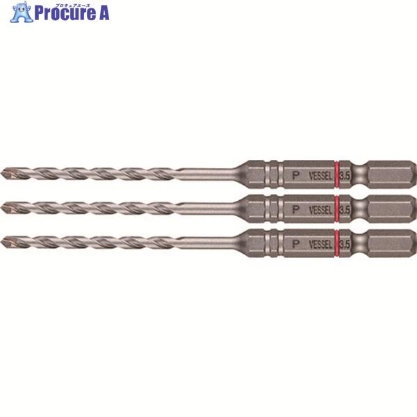 ●刃径(mm)：3.5●有効長(mm)：3.5●全長(mm)：102●シャンク形状：六角●シャンク径(mm)：6.35●適合機種：充電・電動インパクトドライバー●セット入数(本)：3