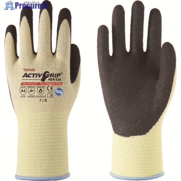 ●色：イエロー/ブラック●サイズ：S●全長(cm)：24.0●手のひら周り(cm)：17.0●中指長さ(cm)：7.3●厚さ(mm)：約2.0●ゲージ数：13●EN388 2016規格：4×32D●リストカラー：ブルー●すべり止め：あり●耐...