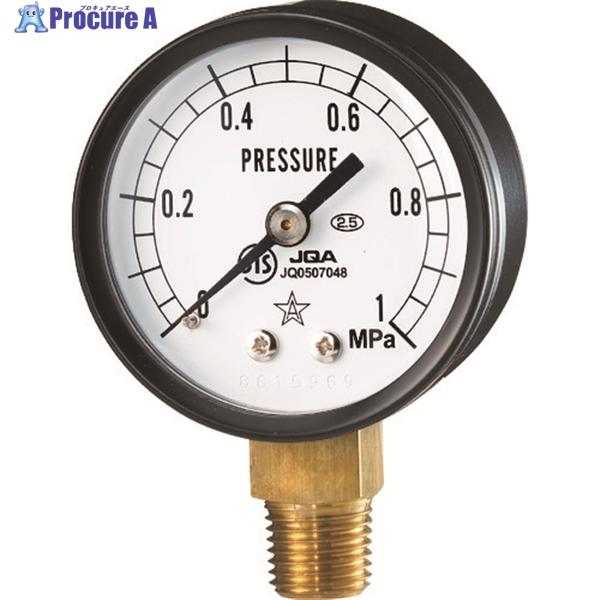 【代引決済不可】  ●圧力レンジ(MPa)：0〜2●最小目盛(MPa)：0.1●呼称：AT*R1/4×50×2MPa●精度：±2.5%FS●接続部サイズ：R1/4