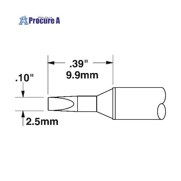 ●コテ先名称：D型●設定温度(℃)：357