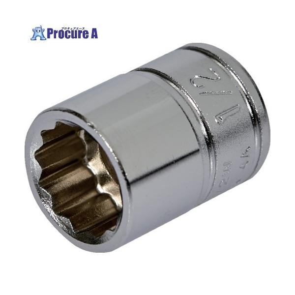 ●差込角(mm)：9.5●対辺寸法(インチ)：1/2●全長(mm)：24●対辺形状：12角