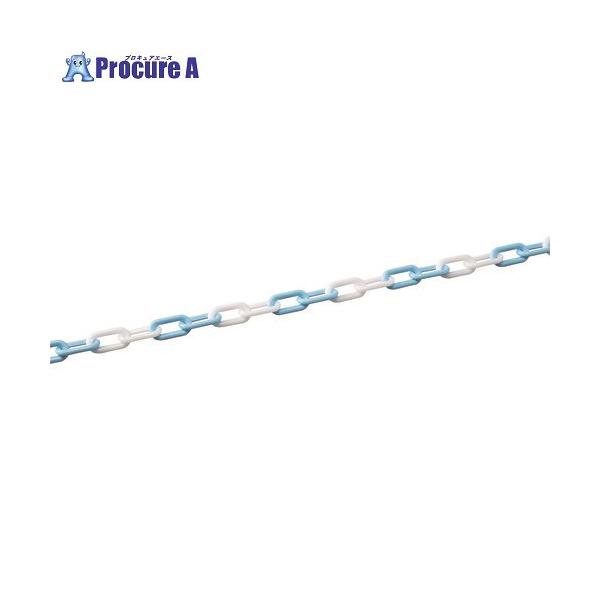【送料都度見積】●色：ブルー/ホワイト●径(mm)：7●長さ(m)：30●チェーン内径(mm)：12×37●線径d(mm)：7