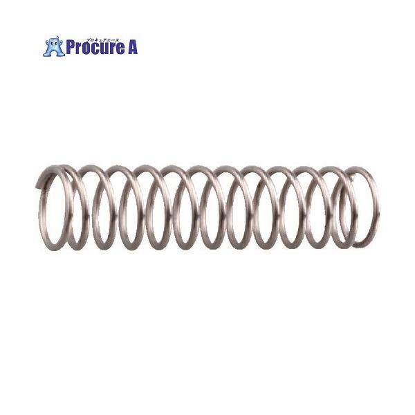 【送料都度見積】●線径d(mm)：0.60●外径D(mm)：9.0●巻数(巻)：7.00●ばね定数(N/mm)：0.37●自由長(mm)：25.0●最大たわみ(mm)：15.8●最大荷重(N)：5.9●内径(mm)：7.8