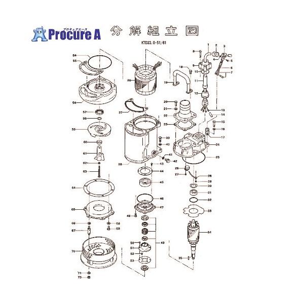 【送料都度見積】●適合機種：KTD33.0-51/61