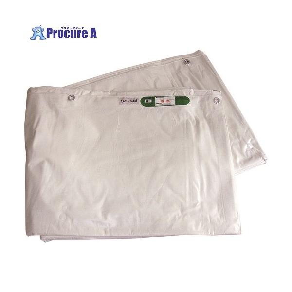 【送料都度見積】●色：ホワイト●幅(m)：1.8●長さ(m)：5.4●ハトメピッチ(cm)：45