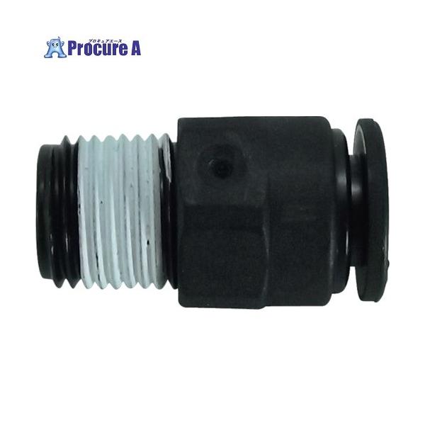 ●適合チューブ外径D(mm)：6●接続口径：R1/8●六角対辺(mm)：12●流体温度(℃)：-5〜60℃(空気)、5〜40℃(水)●使用流体：空気、水●使用圧力：1MPa(空気)、0.3MPa(水)