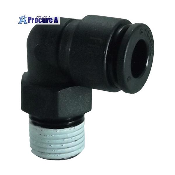 ●適合チューブ外径D(mm)：6●接続口径：R1/8●六角対辺(mm)：12●使用流体：空気、水●使用圧力：1MPa(空気)、0.3MPa(水)