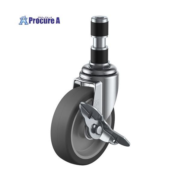 【送料都度見積】●許容荷重(daN)：50●許容荷重(kgf)：51●車輪径D(mm)：100●車輪幅(mm)：27●取付高H(mm)：128●軸長L(mm)：60●パイプ径d(mm)：22●ねじピッチ(mm)：51